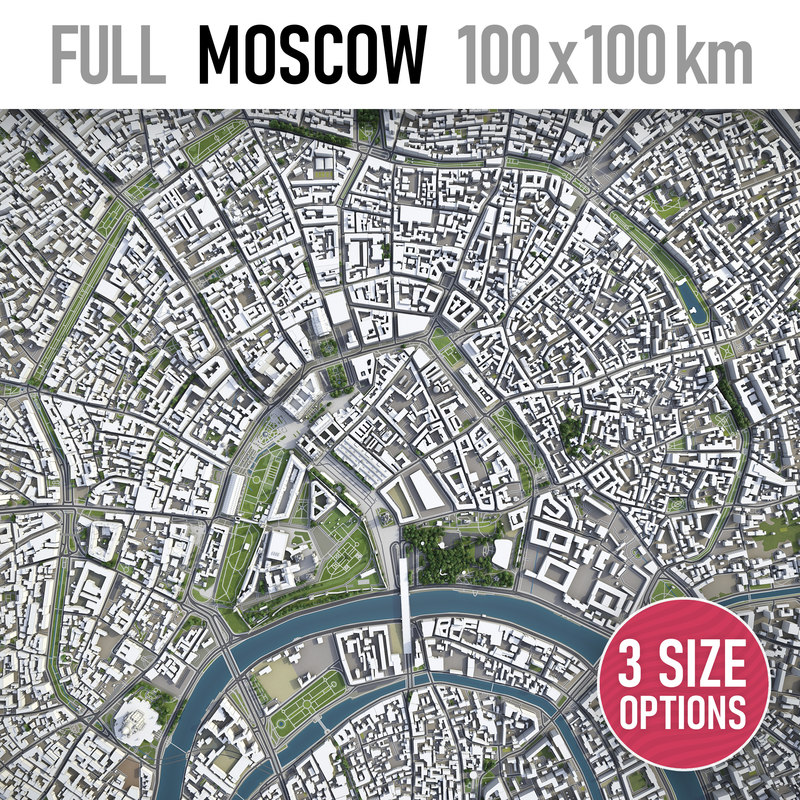 3D city moscow - - TurboSquid 1397264