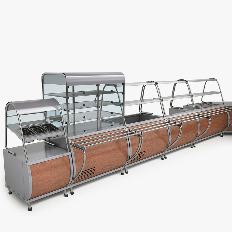 3D model serving lines equipment - TurboSquid 1440142