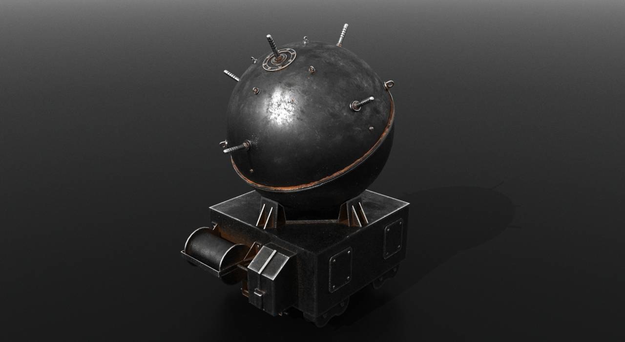 Naval mines 3D model - TurboSquid 1430545