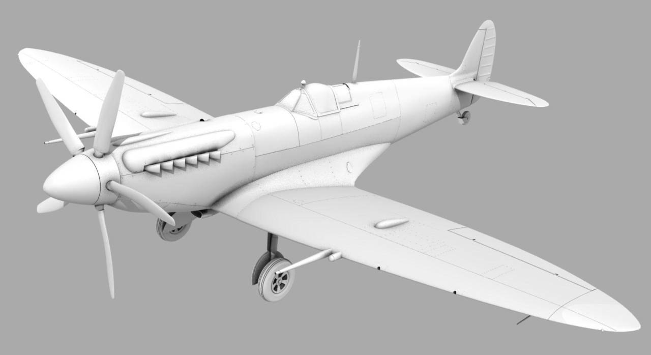 Supermarine spitfire 3D - TurboSquid 1430561
