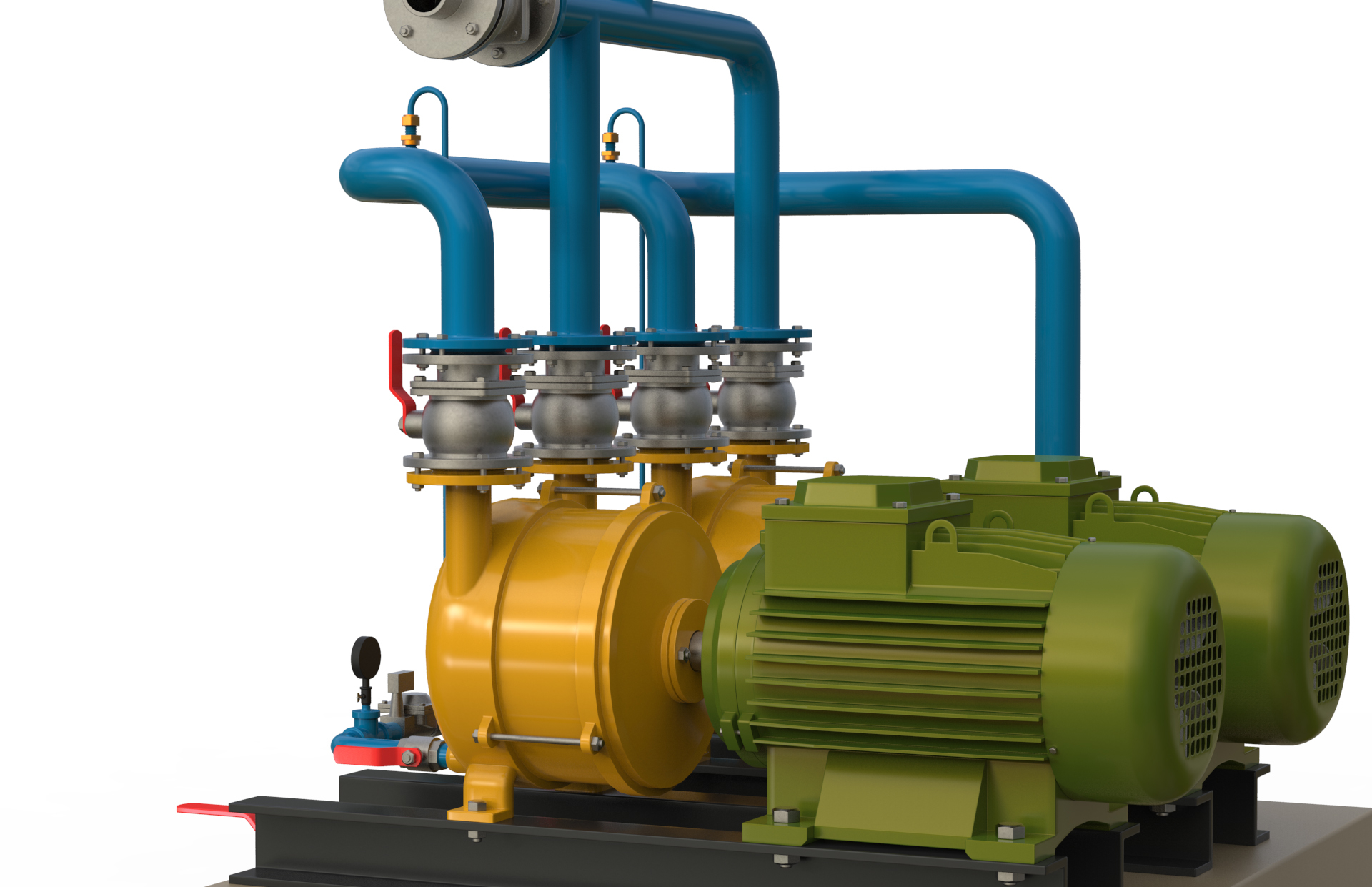 Industrial compressor 3D - TurboSquid 1440290