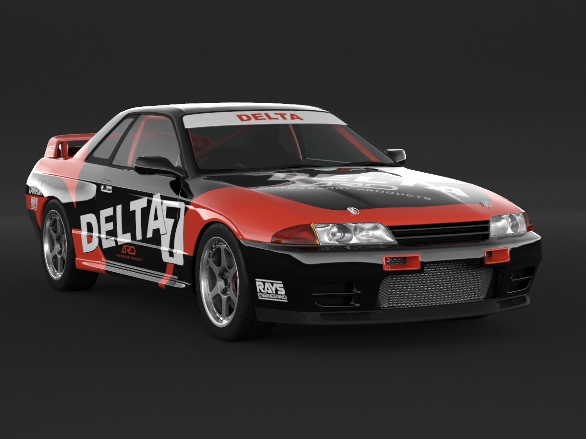 日产Skyline R32赛车3D模型 - TurboSquid 1122655