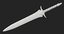 Realistic sword pbr film 3D model - TurboSquid 1440239