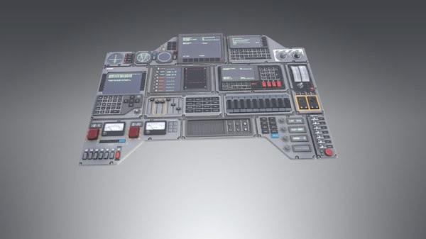 Control panels 3D model - TurboSquid 1440413