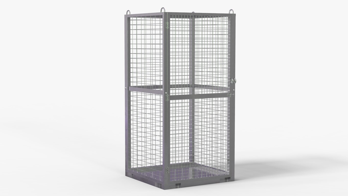 3D model storage cage - TurboSquid 1440441