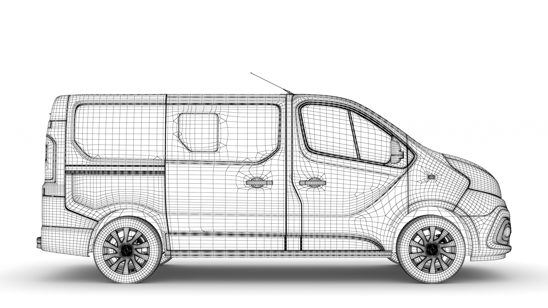 modèle 3D de Renault Trafic Combi 2019 - TurboSquid 1440528