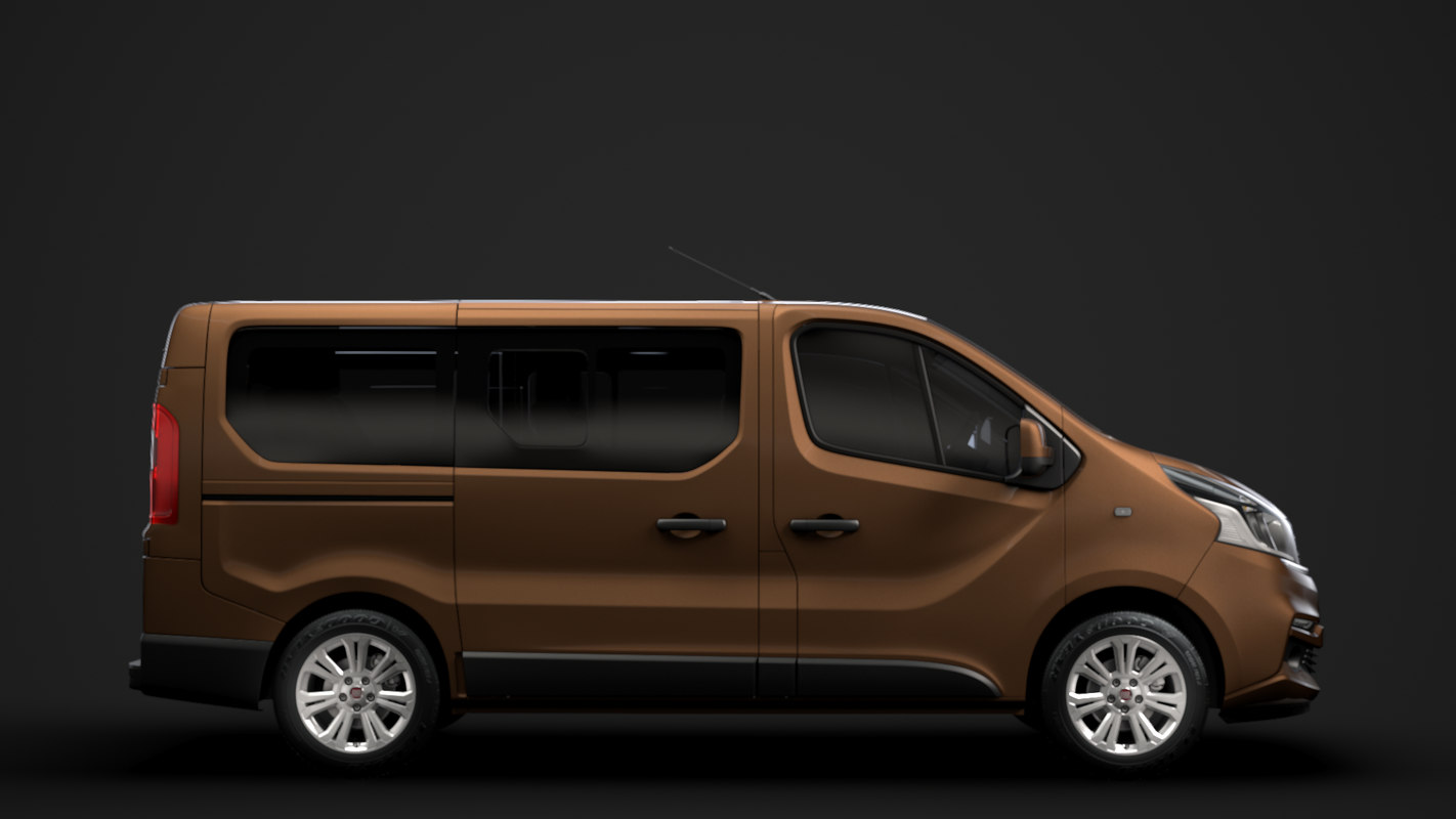 Fiat talento minibus 2019 model - TurboSquid 1440492