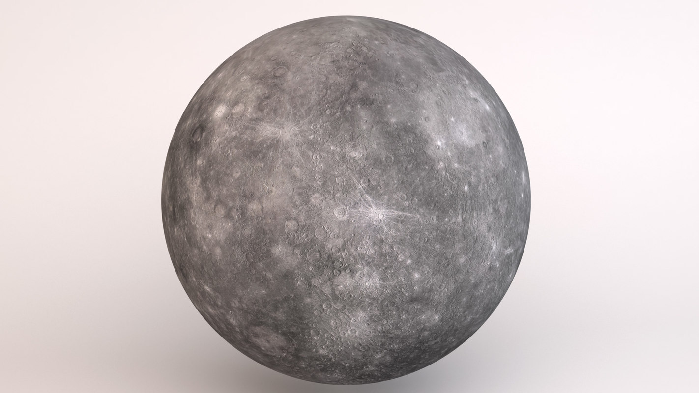 Planet mercury 3D model - TurboSquid 1440535