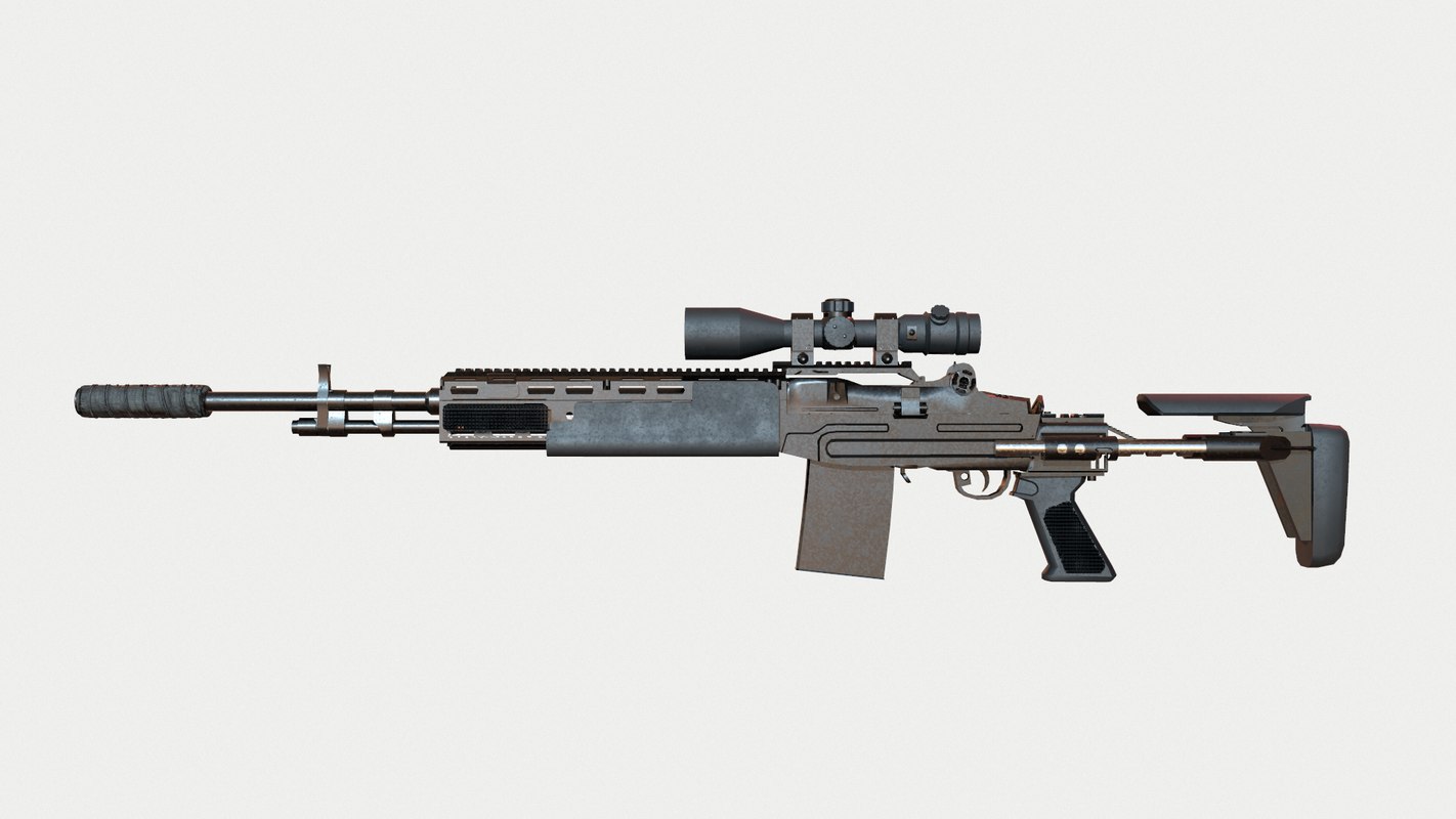 3D model m14 ebr suppressed - TurboSquid 1440897