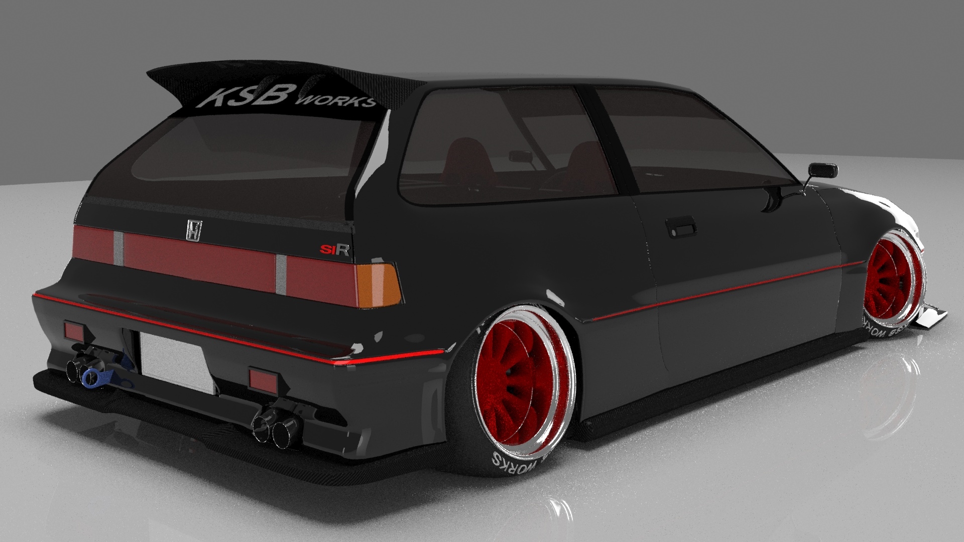 Honda ef 3D model - TurboSquid 1440719