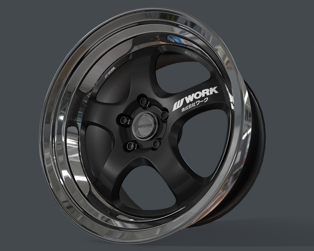 3D rim meister work wheels - TurboSquid 1440693