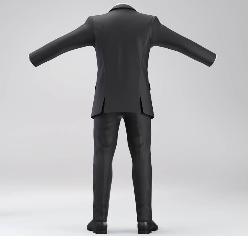 3D men suit model - TurboSquid 1440669