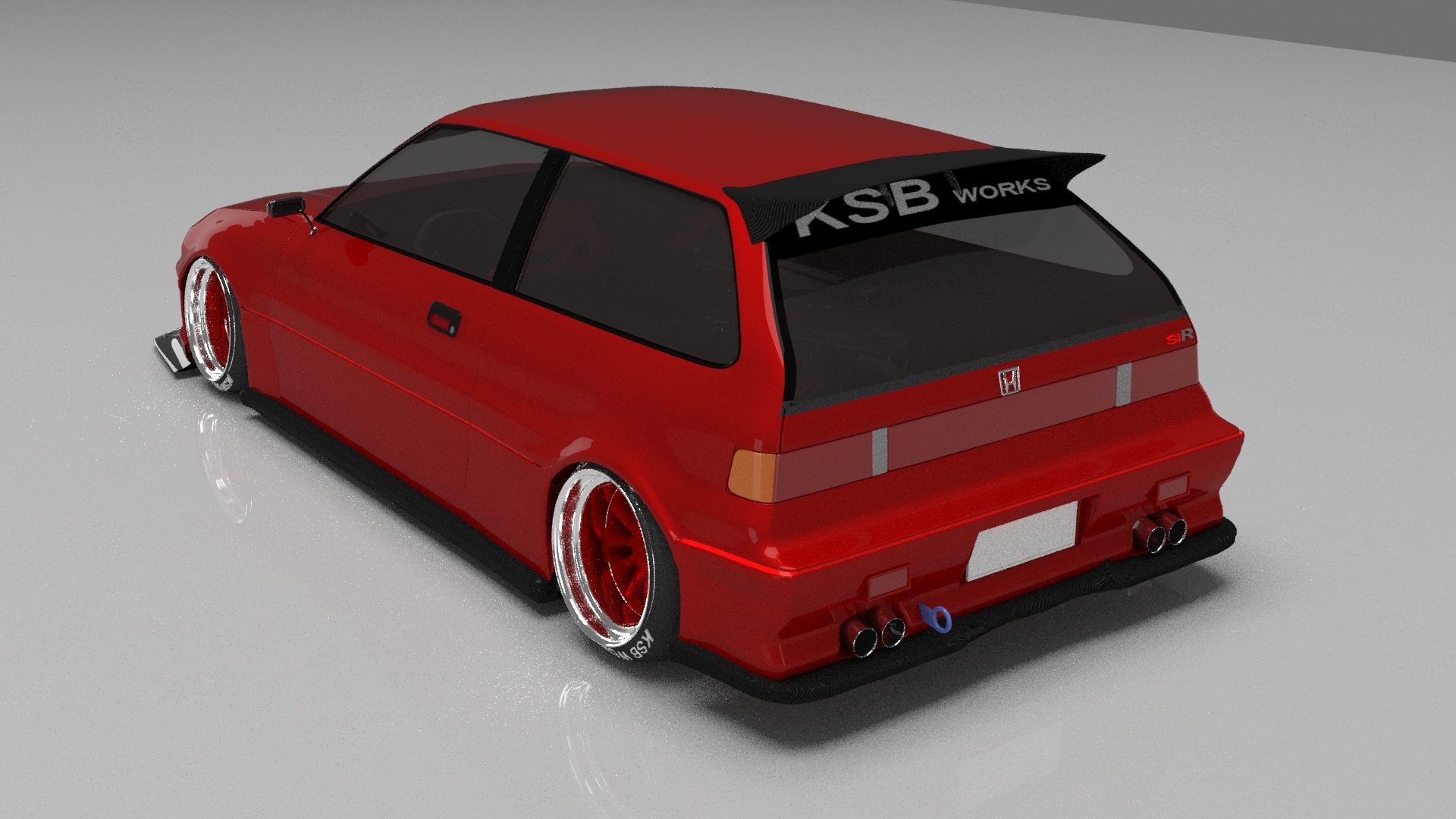 Honda ef 3D model - TurboSquid 1440719