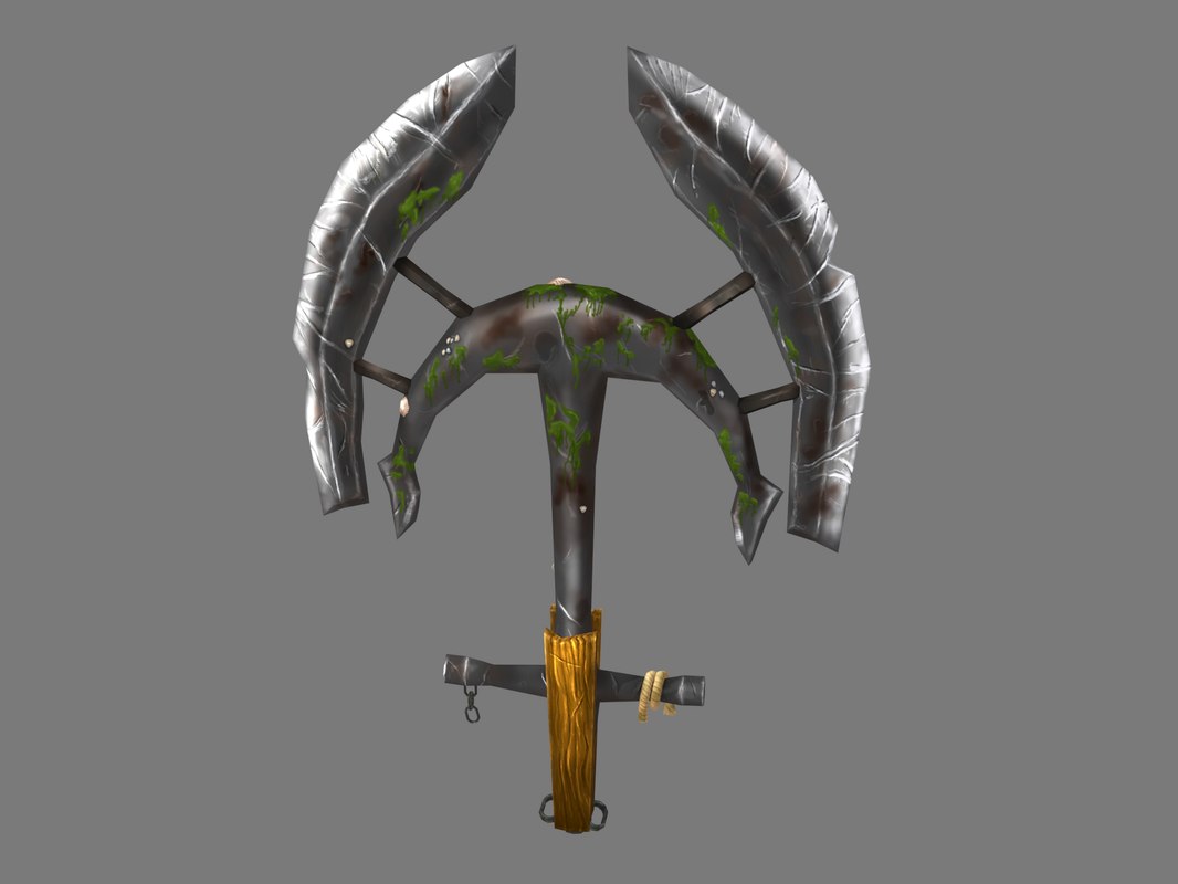 Anchor axe 3D model - TurboSquid 1440755