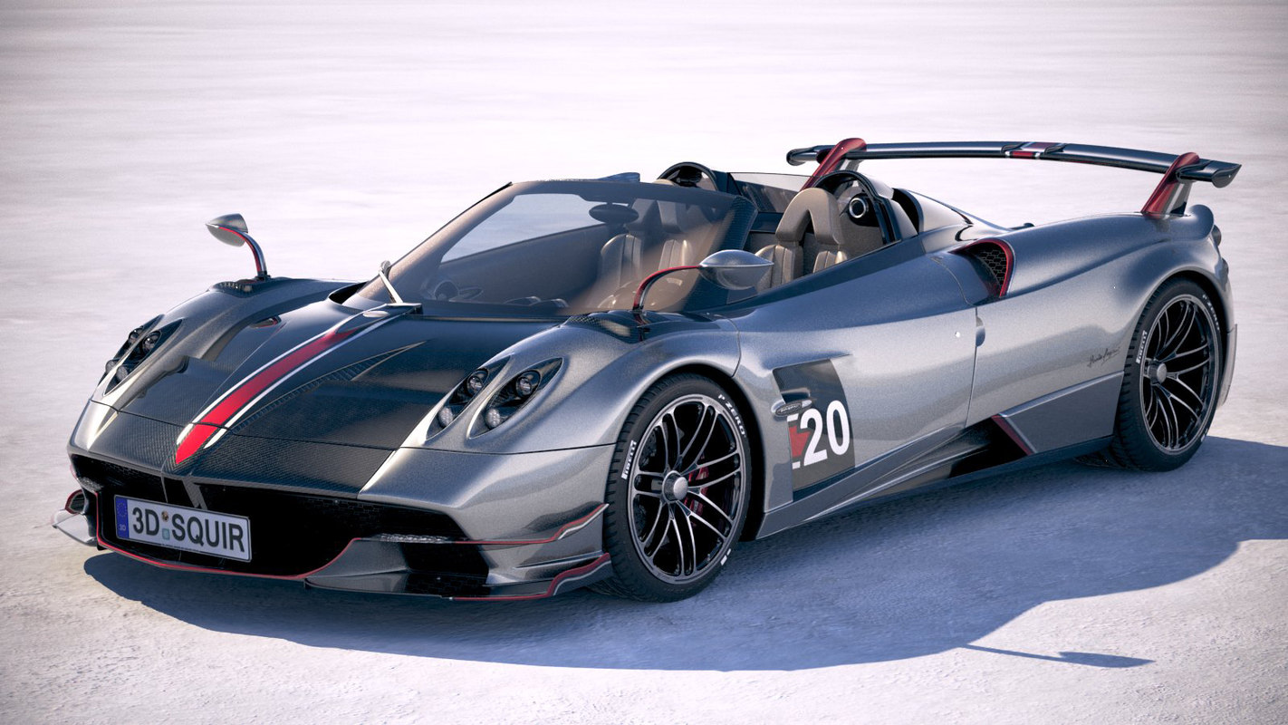 3D pagani huayra roadster model - TurboSquid 1440794