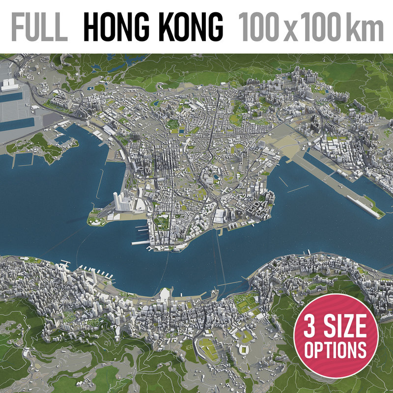 Hong kong 3D model - TurboSquid 1334433