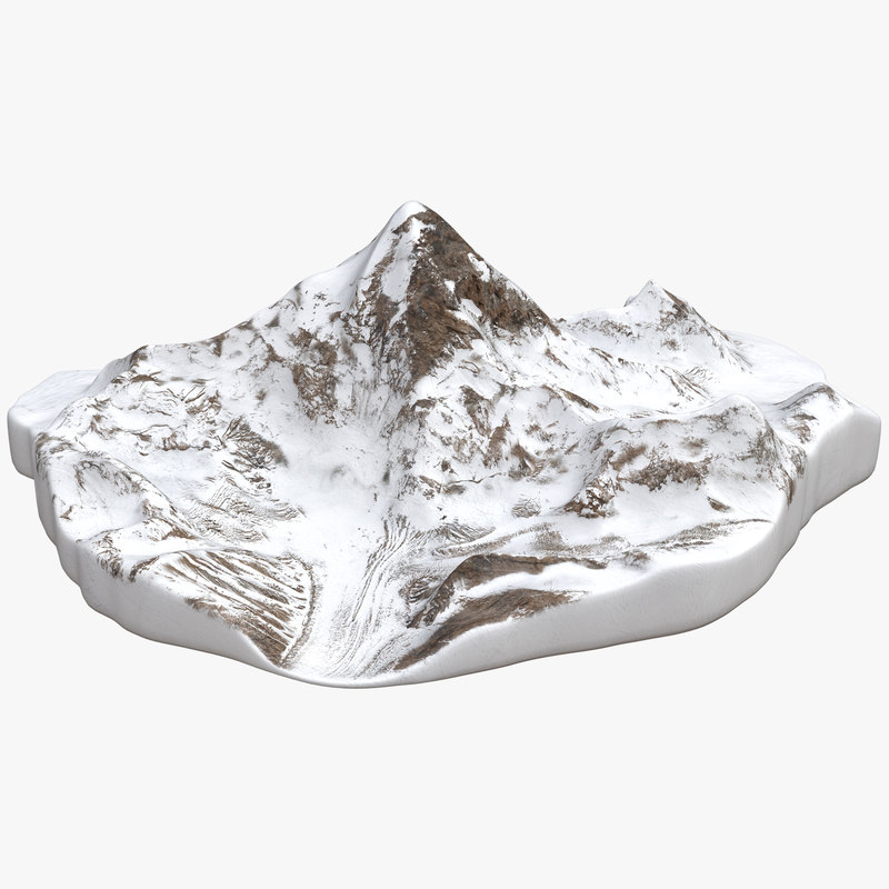 K2 mount godwin-austen 3D model - TurboSquid 1440878