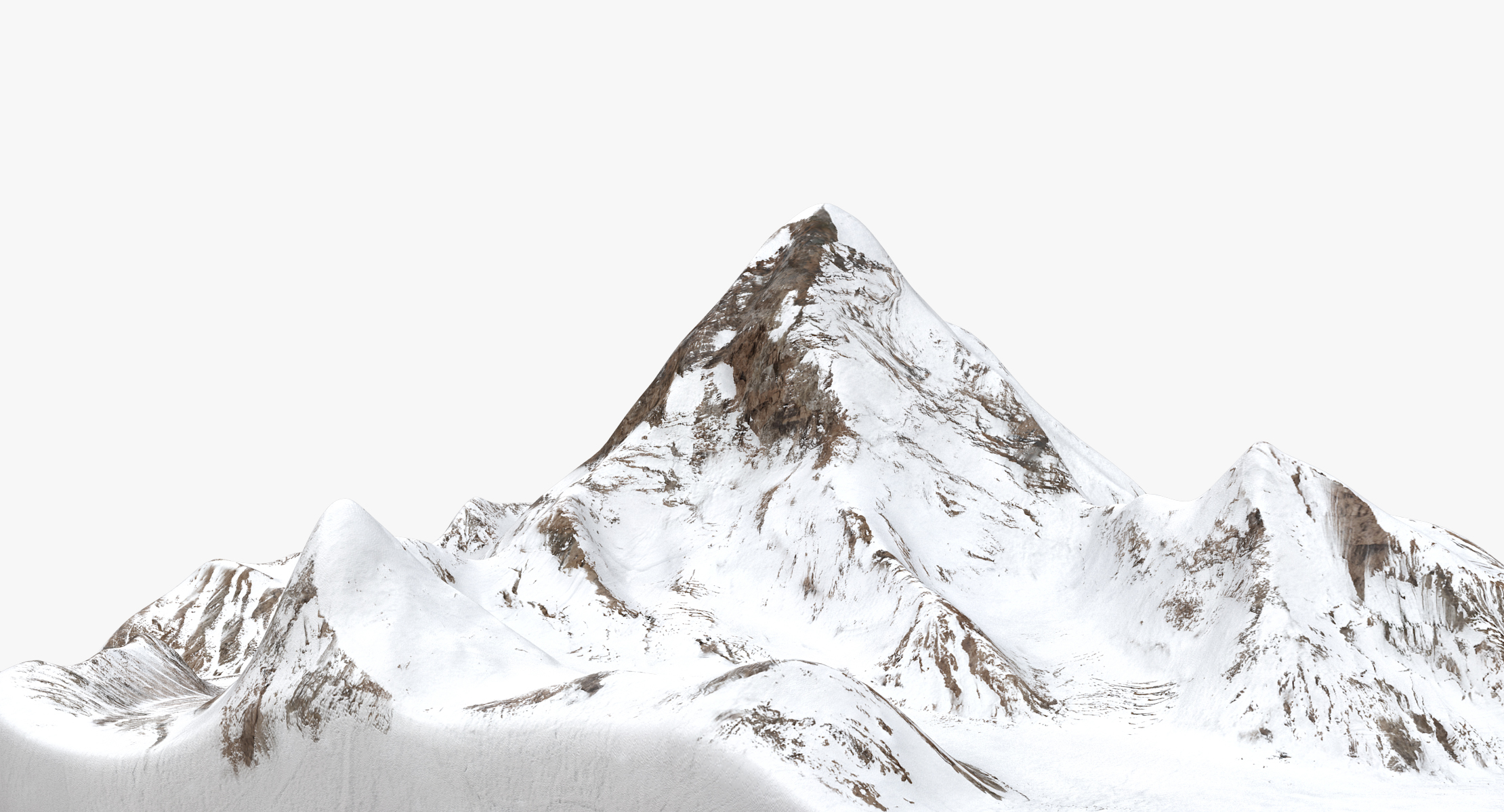 K2 mount godwin-austen 3D model - TurboSquid 1440878