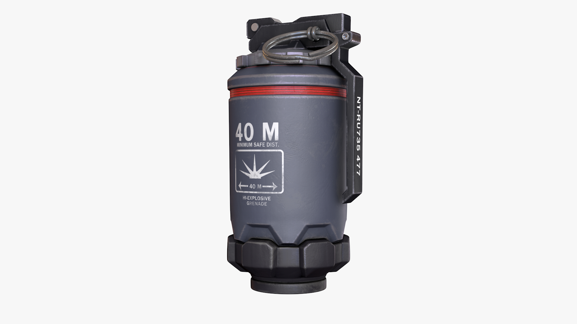 Science-Fiction-Granate Elysium HMX Explosive 3D-Modell - TurboSquid ...