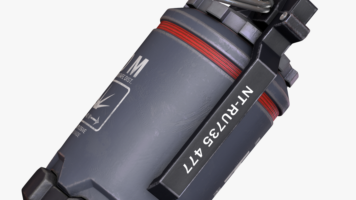 modèle 3D de Sci fi Grenade Elysium HMX Explosive - TurboSquid 1440831