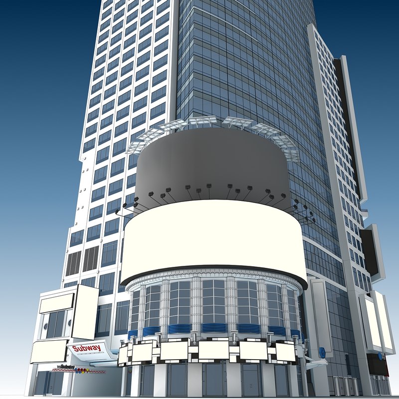 modèle 3D de 3 Times Square Thomson Reuters - TurboSquid 1440936