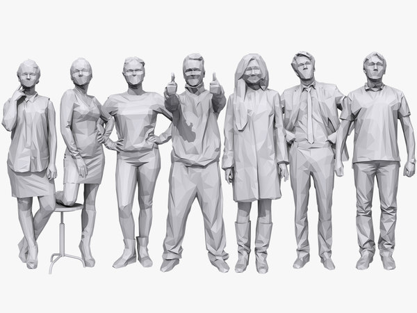 Complete people pack volume 2 model - TurboSquid 1239878