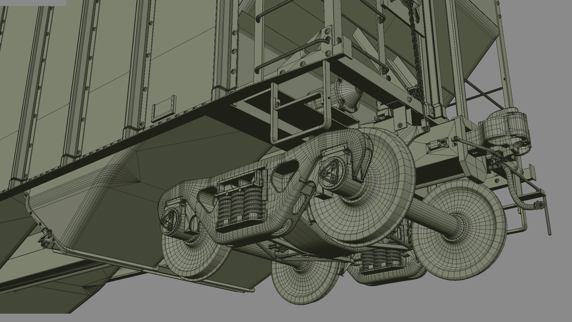 3D h351 open hopper rail model - TurboSquid 1433651