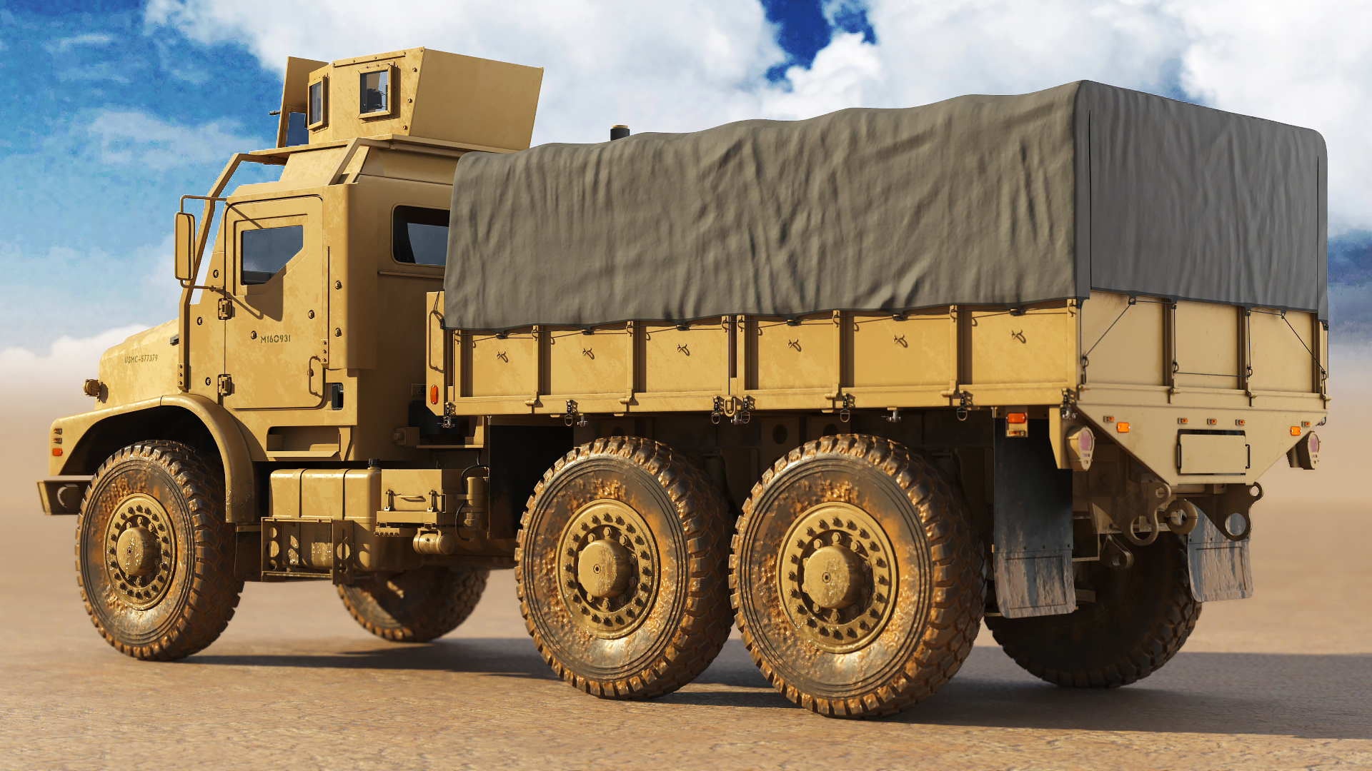 Oshkosh mtvr amk23 3D - TurboSquid 1440460