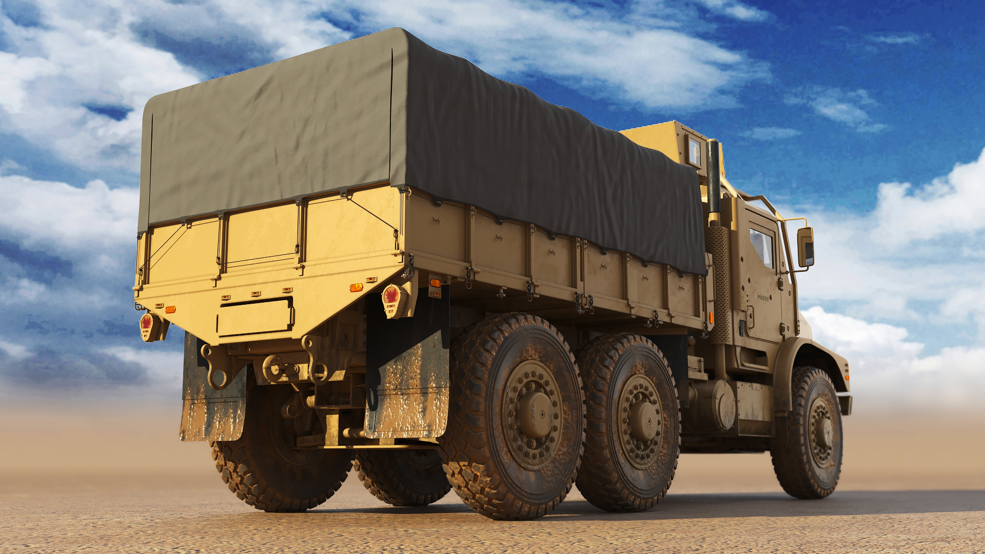 Oshkosh mtvr amk23 3D - TurboSquid 1440460