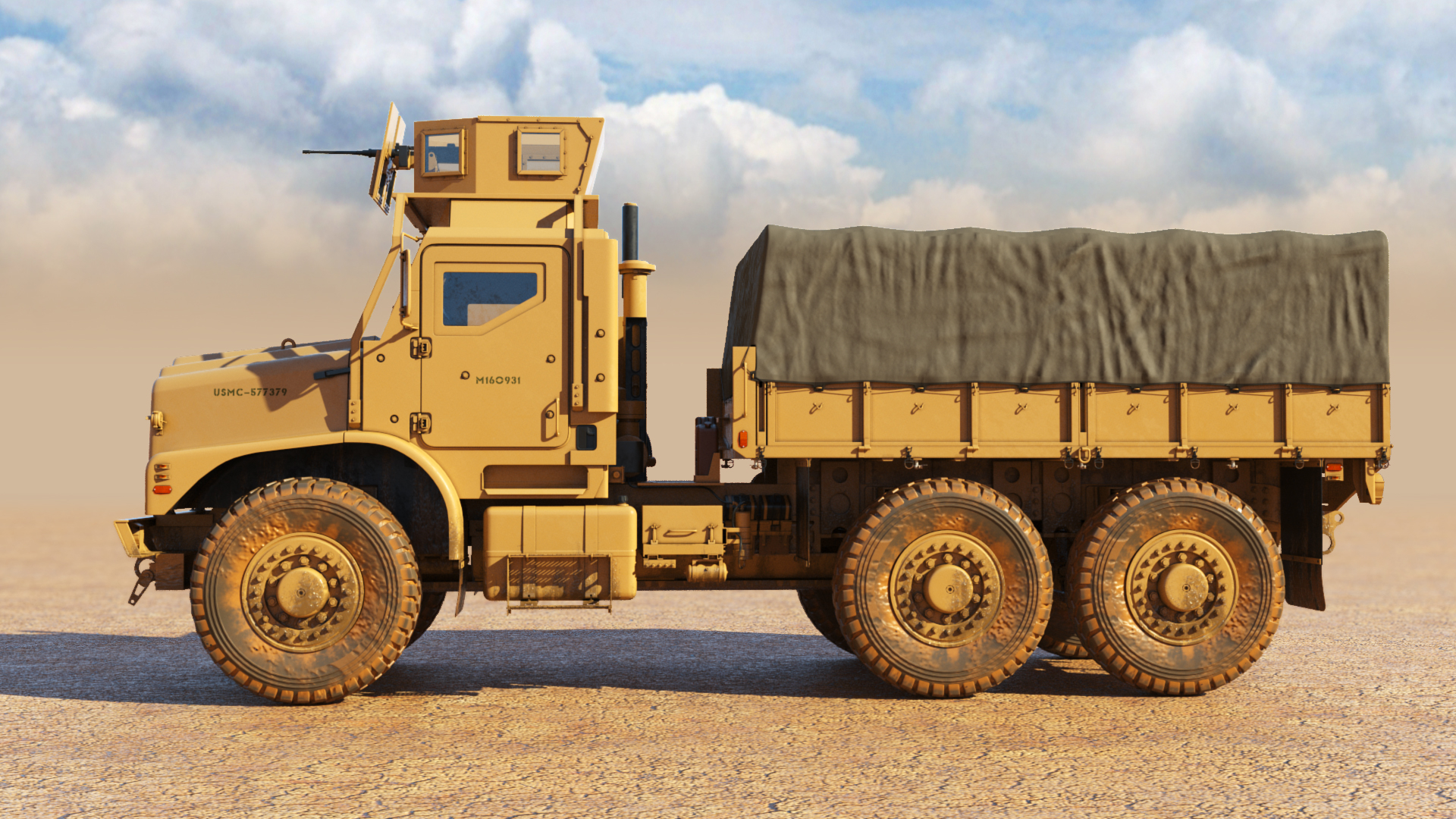 Oshkosh mtvr amk23 3D - TurboSquid 1440460