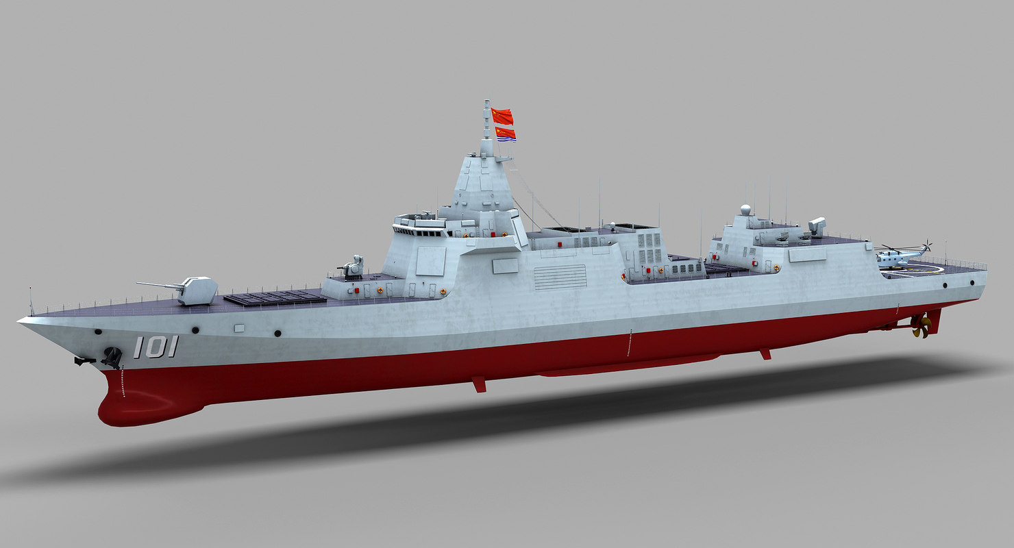 modèle 3D de Marine chinoise Type 055 Destroyer - TurboSquid 1440595