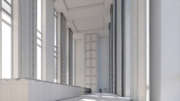 3D model lobby interior - TurboSquid 1441382