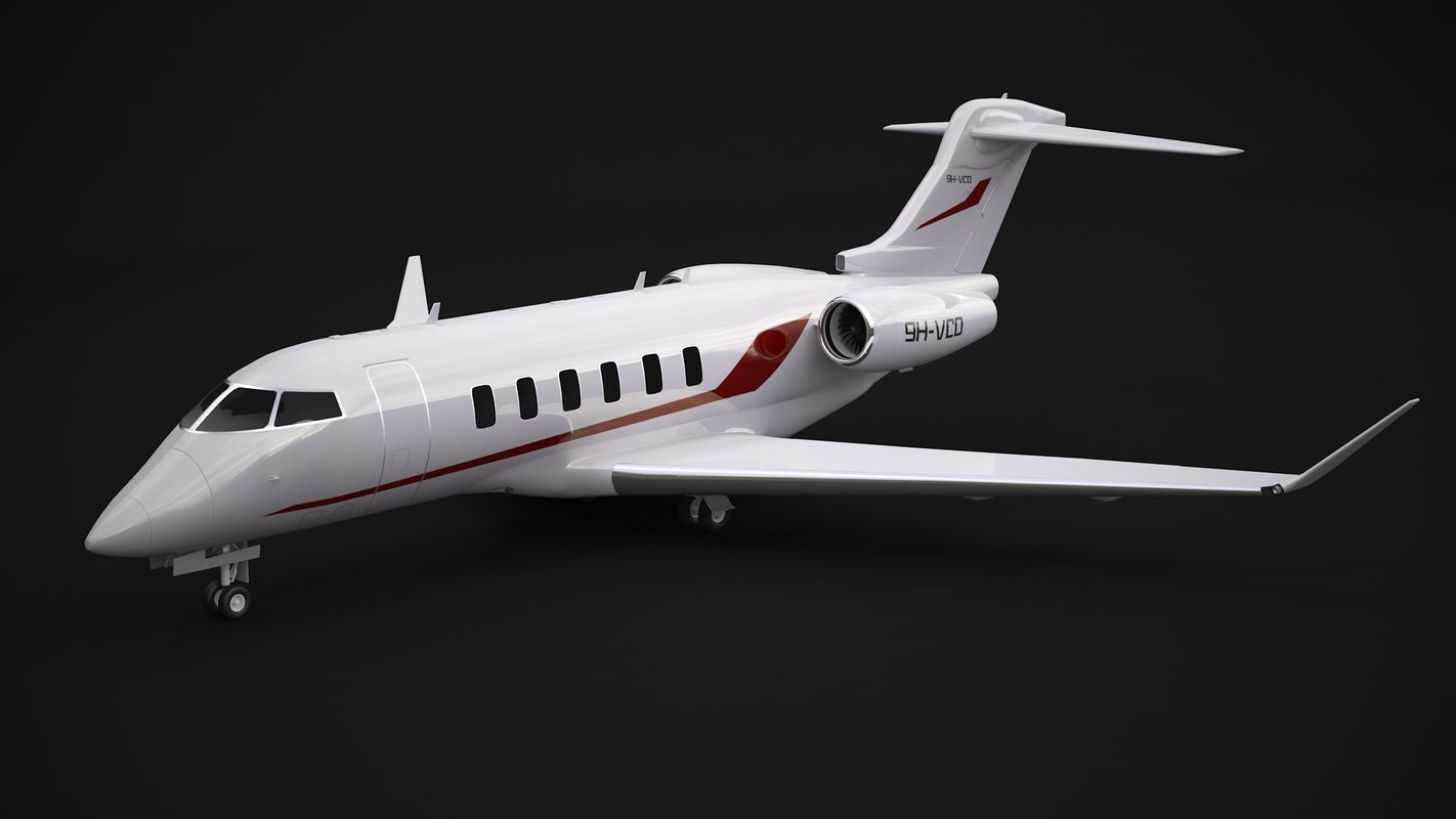 Business jet challenger 350 3D - TurboSquid 1441692