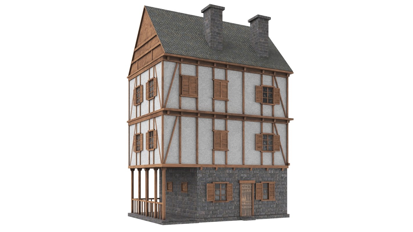 Real medieval house 3D model - TurboSquid 1441717