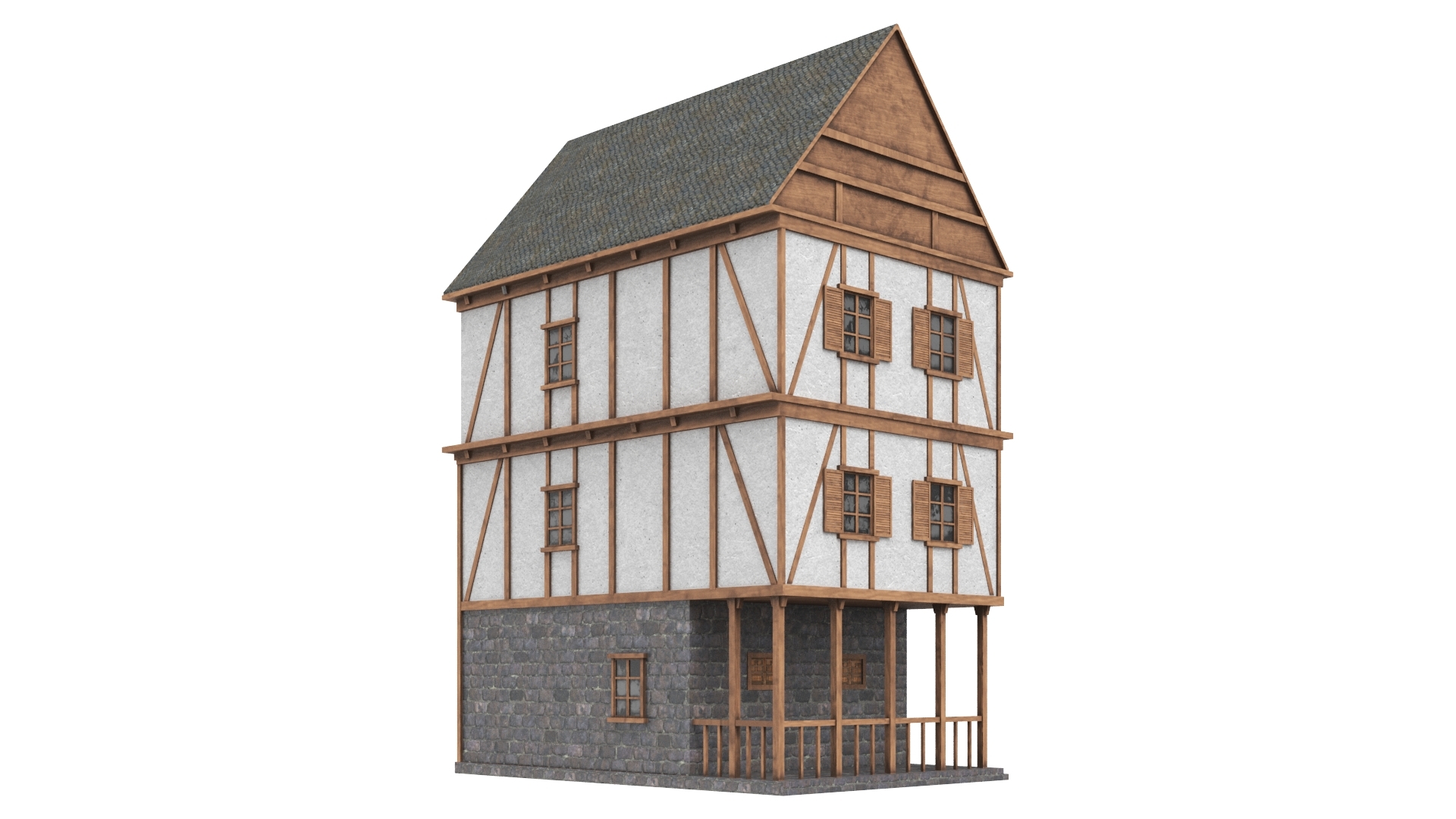 Real medieval house 3D model - TurboSquid 1441717