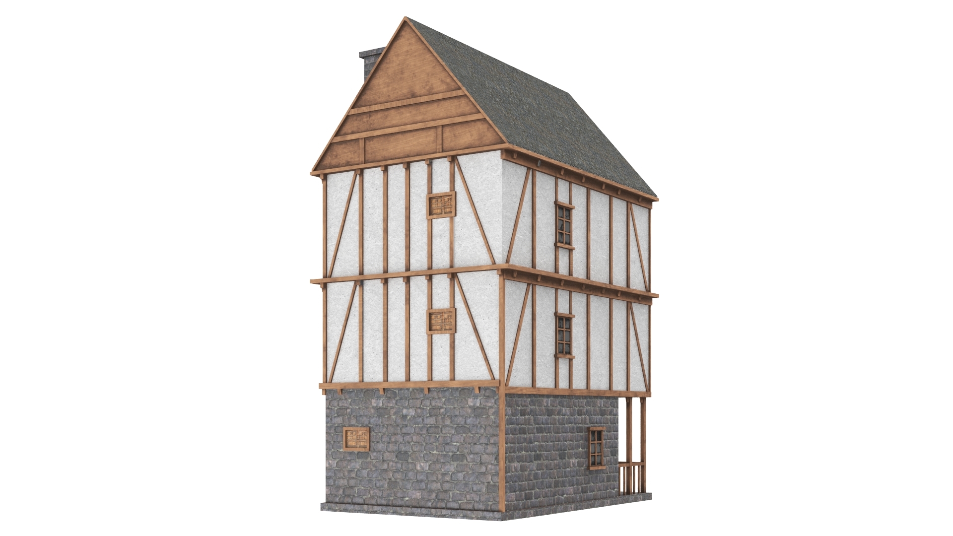 Real medieval house 3D model - TurboSquid 1441717