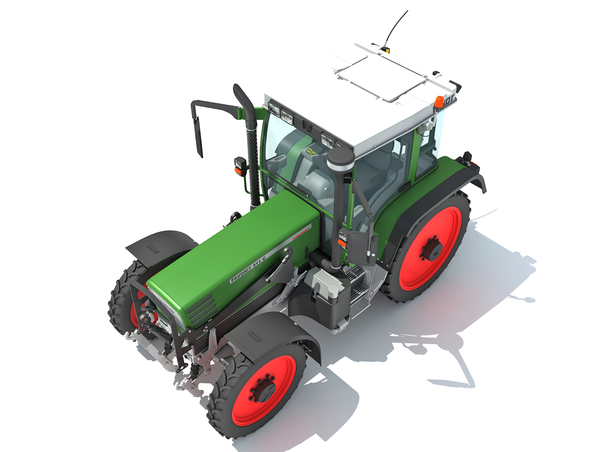 Fendt tractor 3D model - TurboSquid 1441711