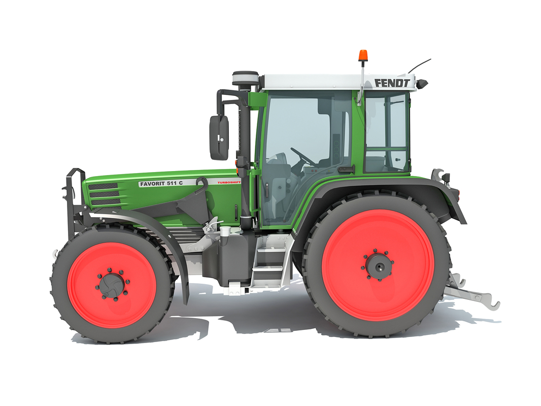 Fendt tractor 3D model - TurboSquid 1441711