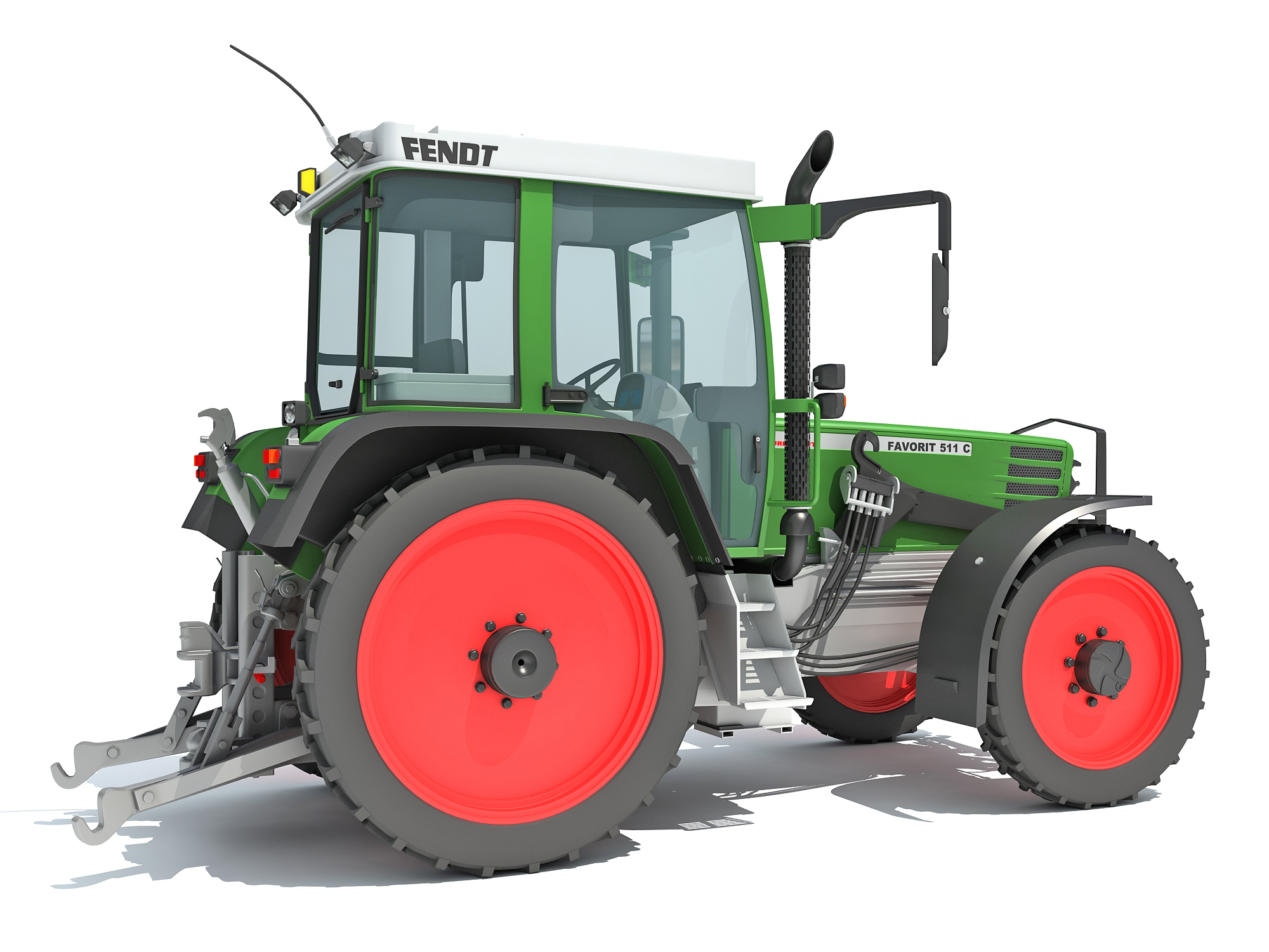 Fendt tractor 3D model - TurboSquid 1441711
