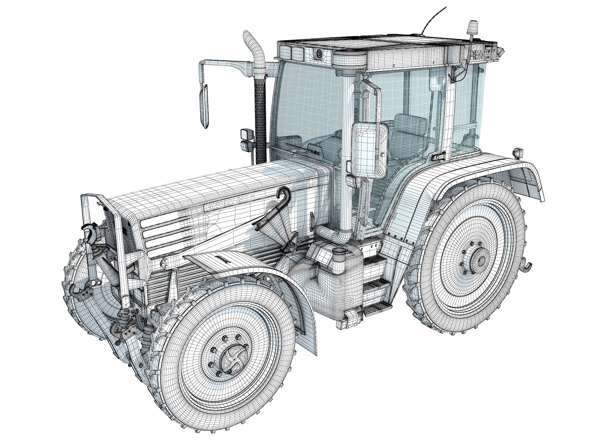 Fendt tractor 3D model - TurboSquid 1441711