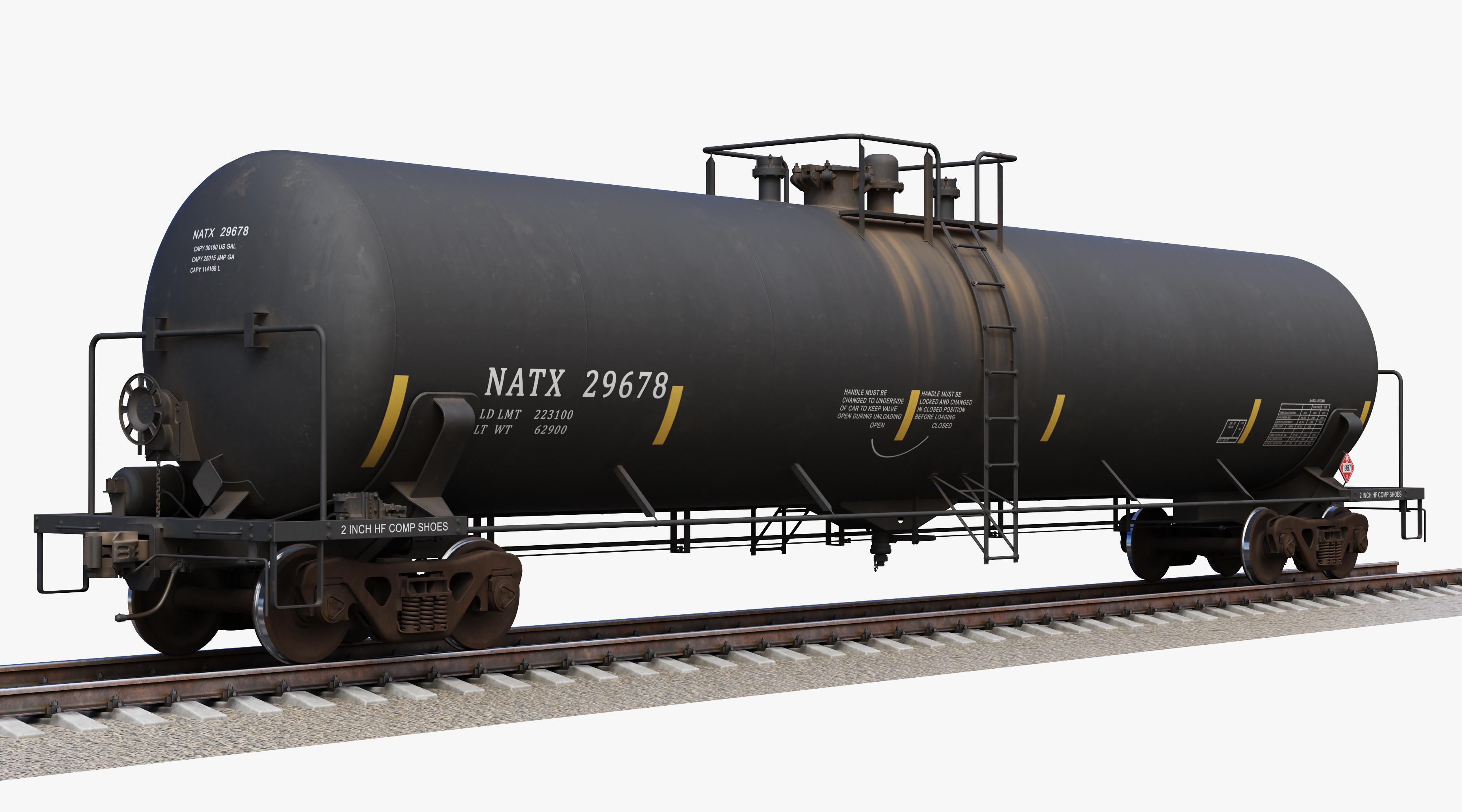 Tank car t108 3D model - TurboSquid 1441851