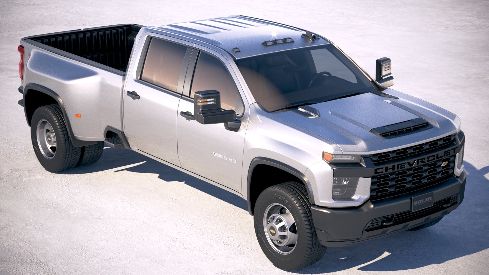 Chevrolet silverado 3500hd 3D model - TurboSquid 1440208