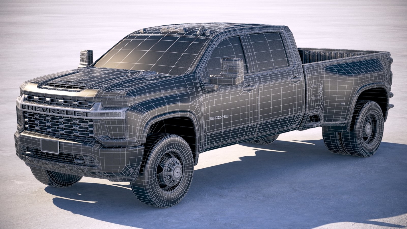 Chevrolet silverado 3500hd 3D model - TurboSquid 1440208