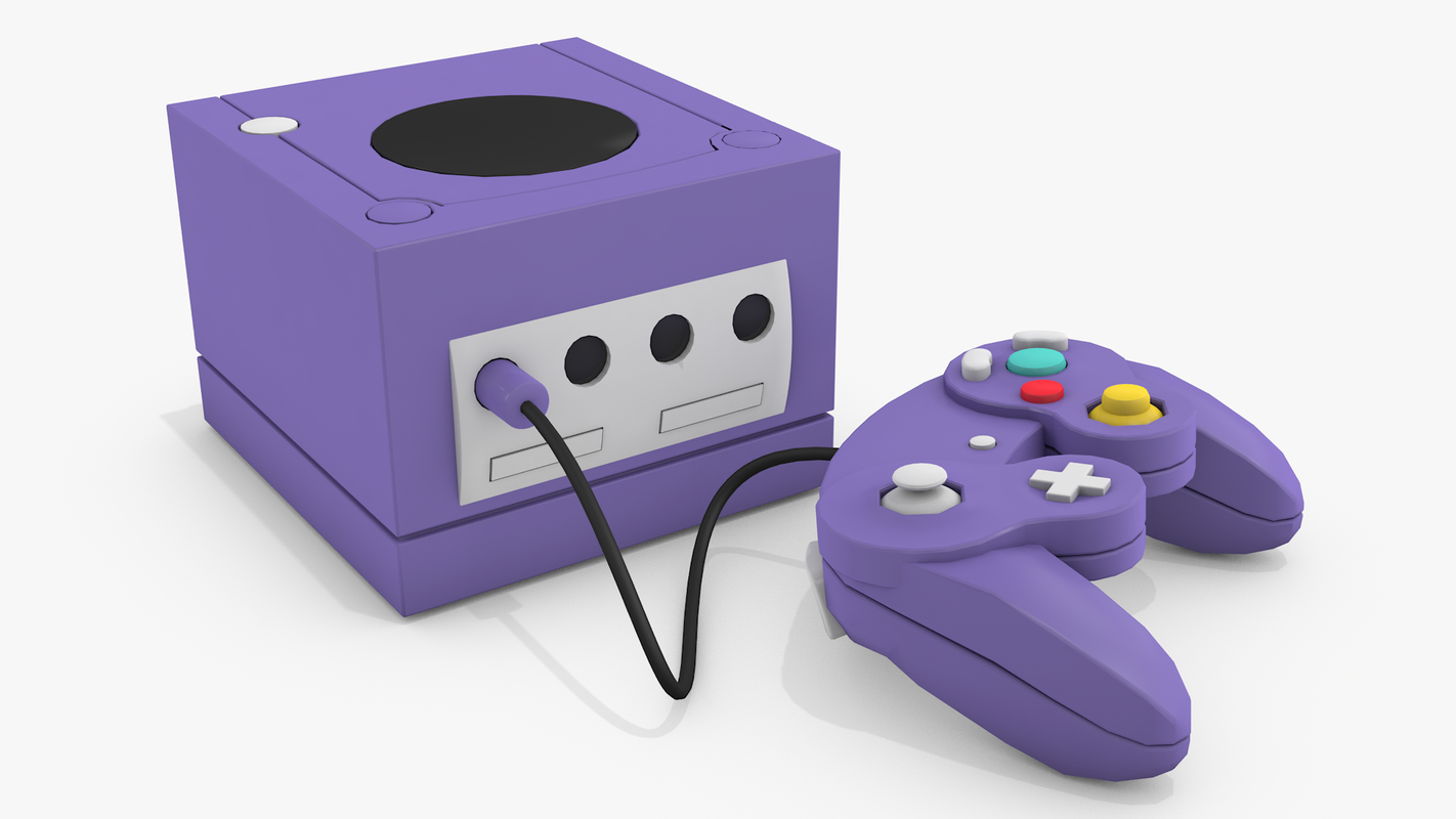 Cube Console Model Turbosquid 1441929
