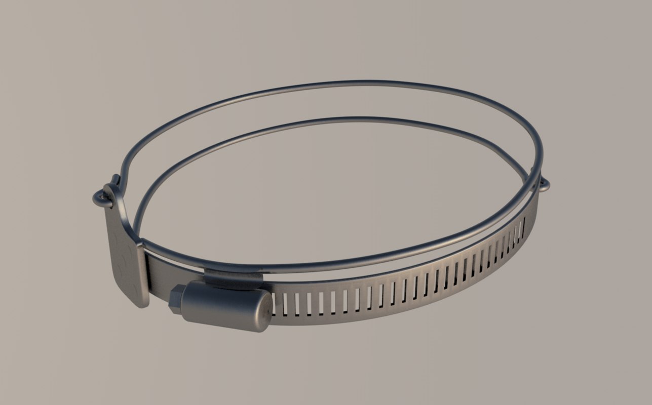 Hose clamp 3D model - TurboSquid 1442041