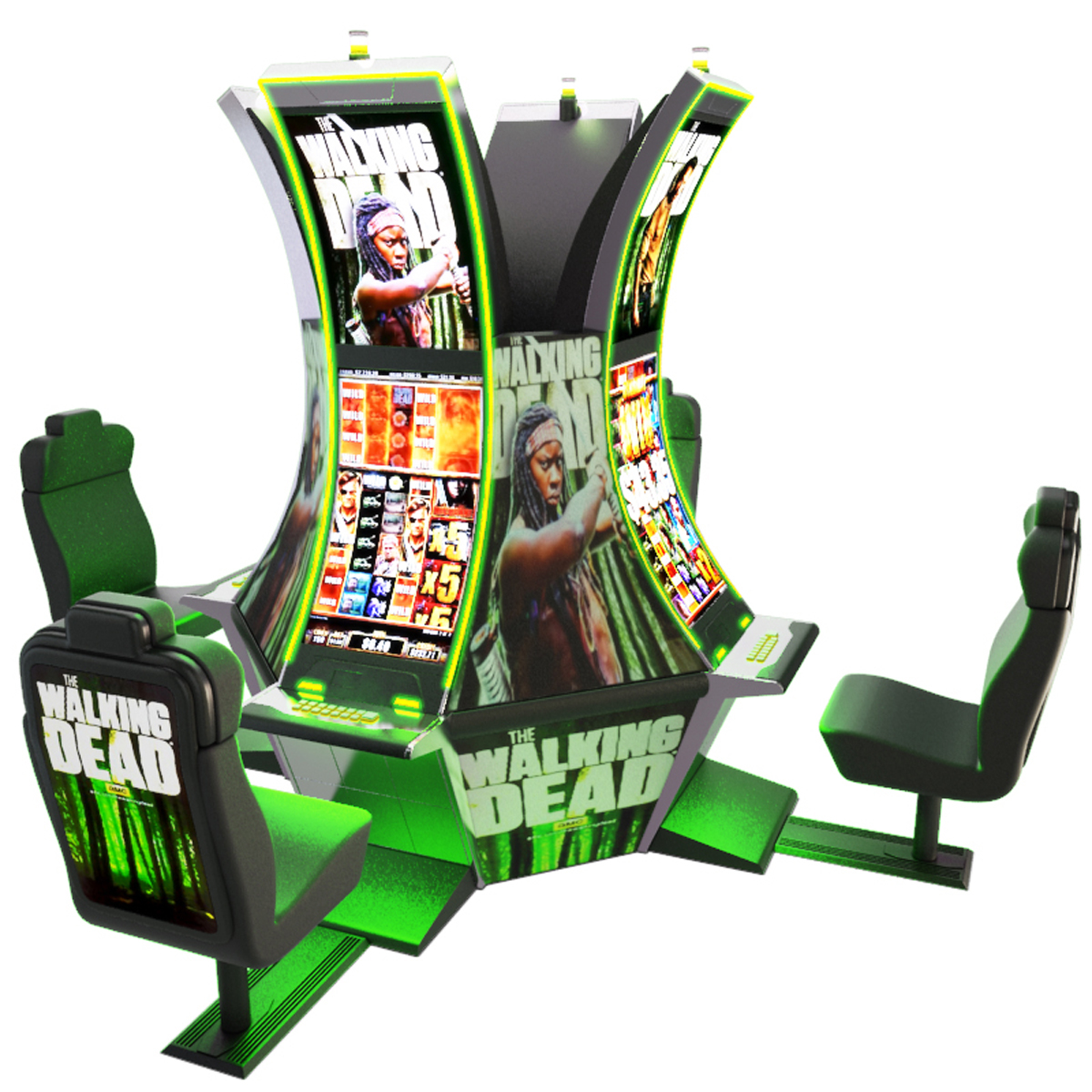 Casino machine lights set model - TurboSquid 1442071