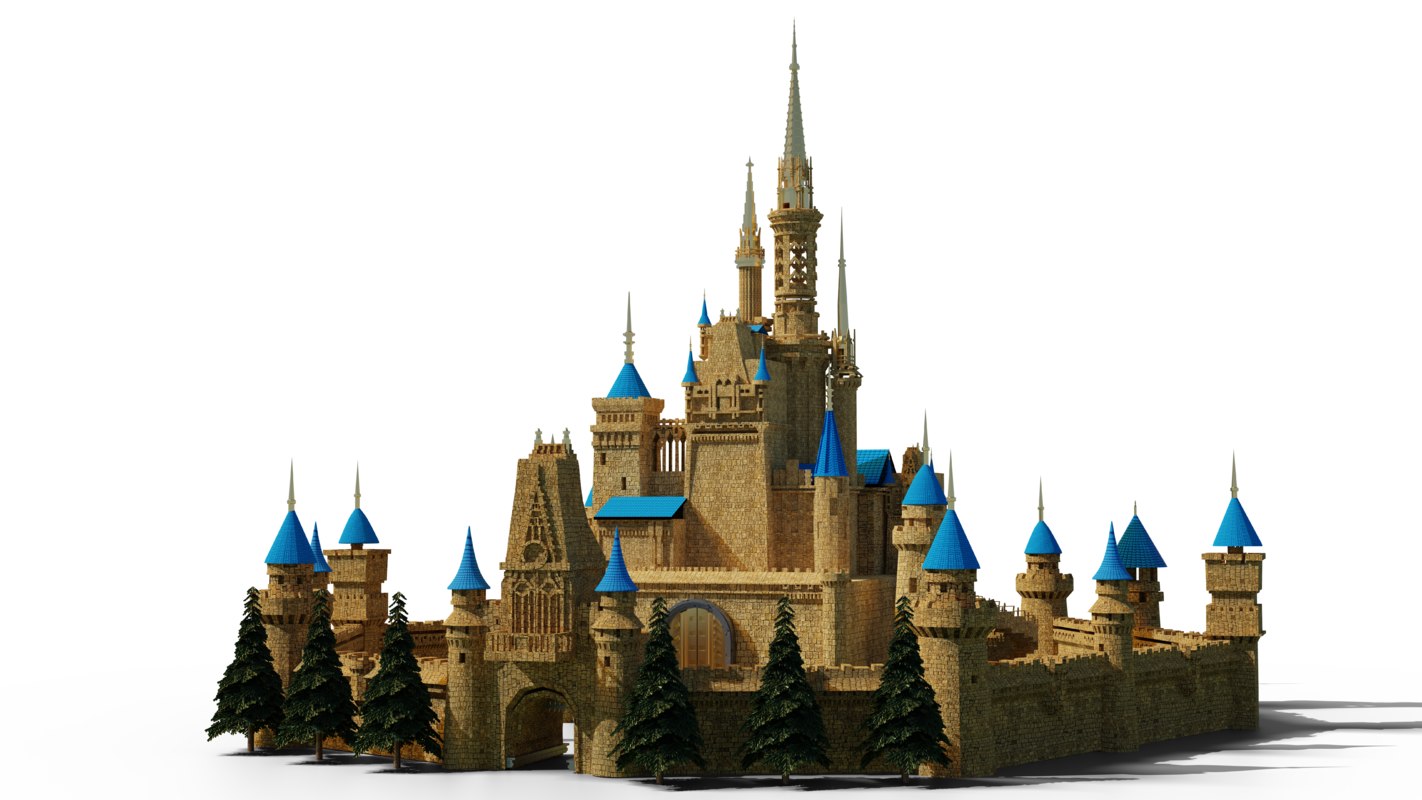Castle modelled 3D model - TurboSquid 1442111