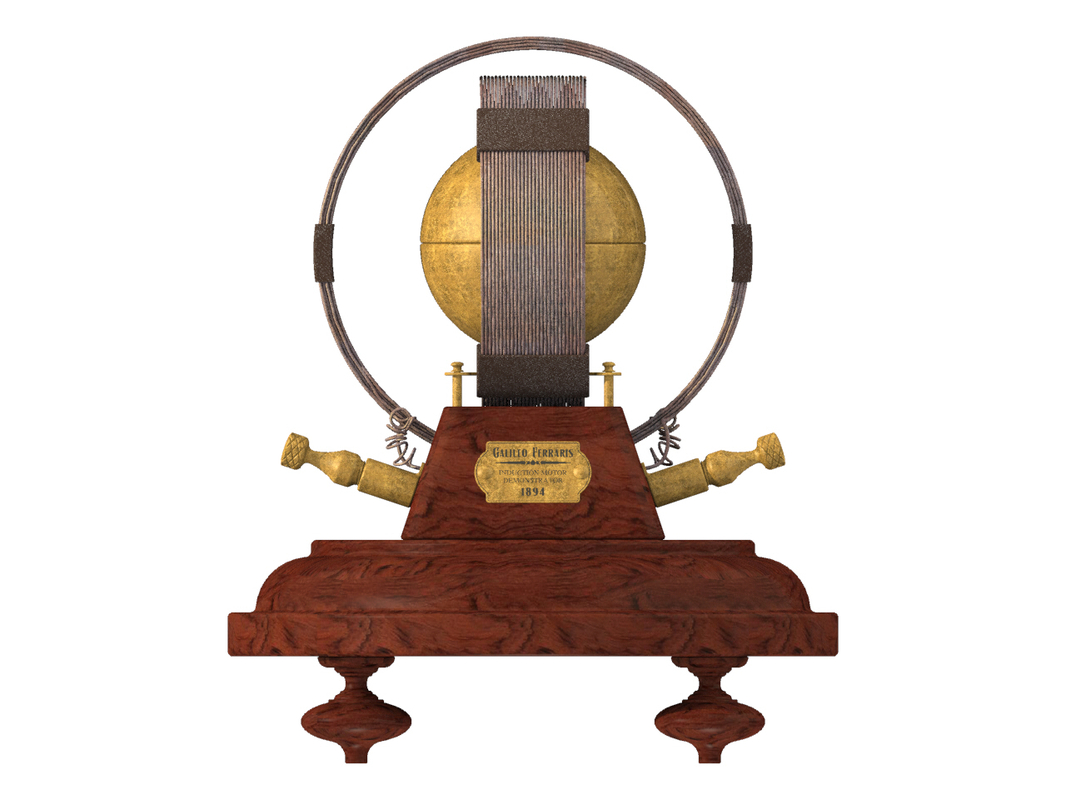 Motor de Indução de Galileu Ferraris (ca. 1890) Modelo 3D - TurboSquid ...