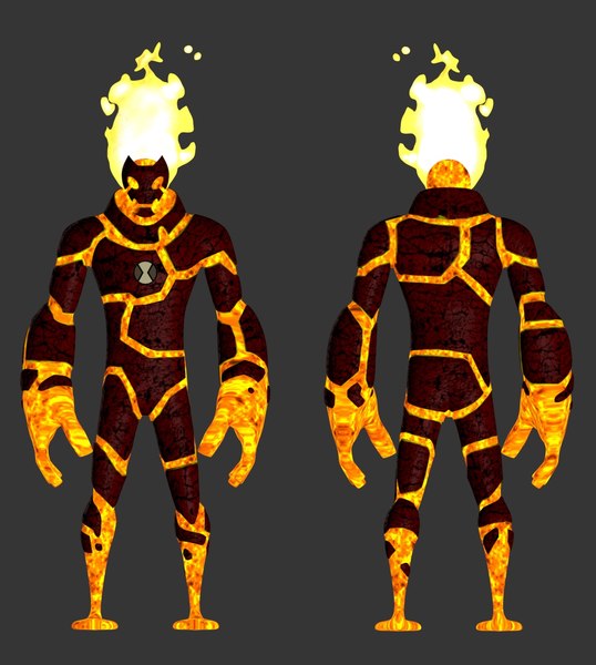 3D model heatblast ben 10 - TurboSquid 1263456