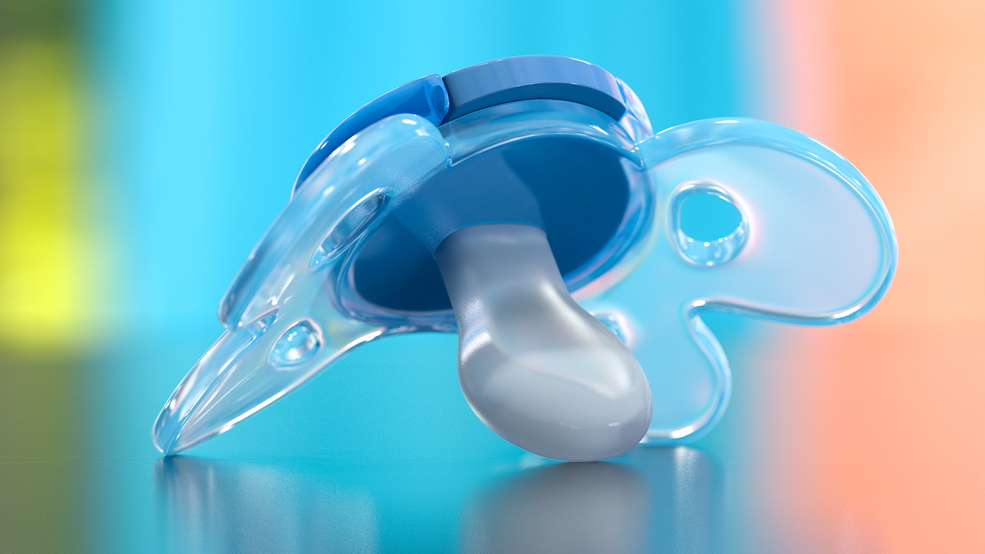 Newborn baby pacifier 3D model - TurboSquid 1442847